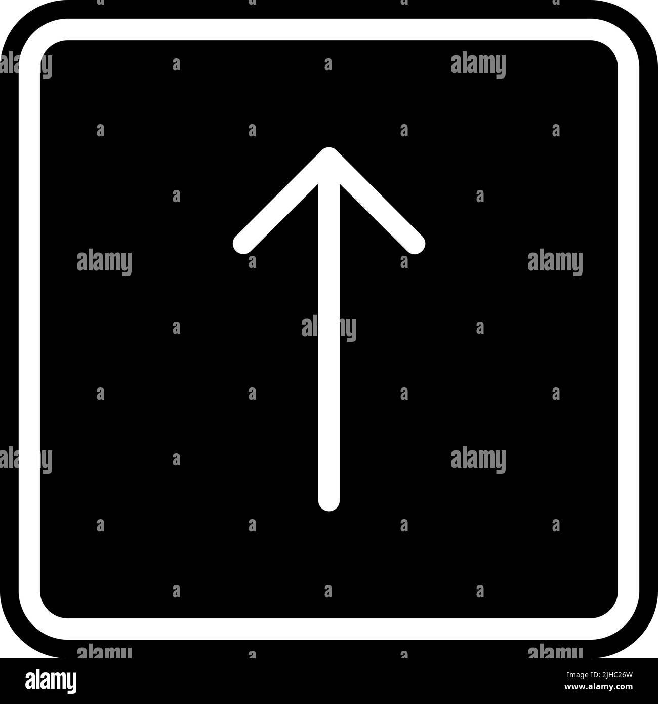 Basic ui up arrow Stock Vector Image & Art - Alamy