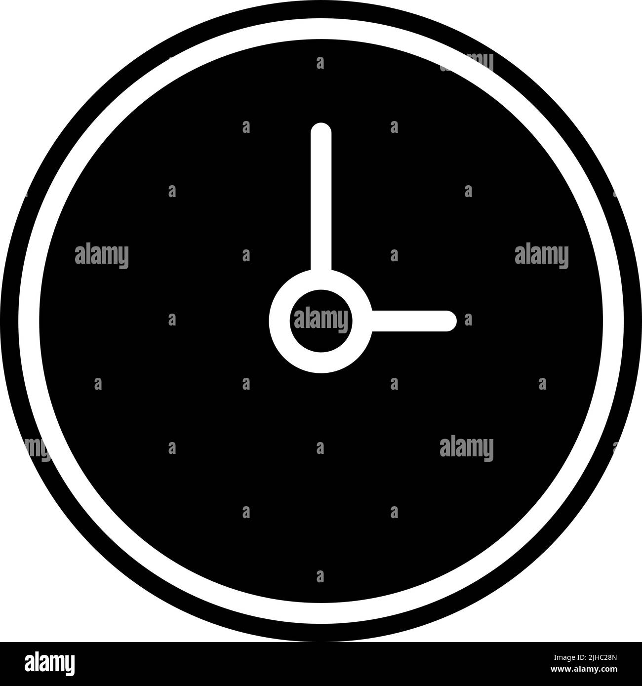 Basic ui clock Stock Vector Image & Art - Alamy