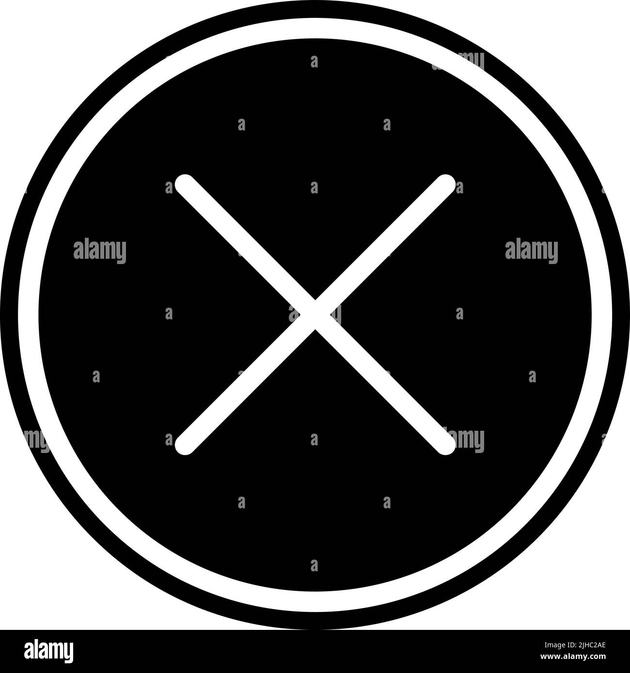 Basic ui cross Stock Vector Image & Art - Alamy