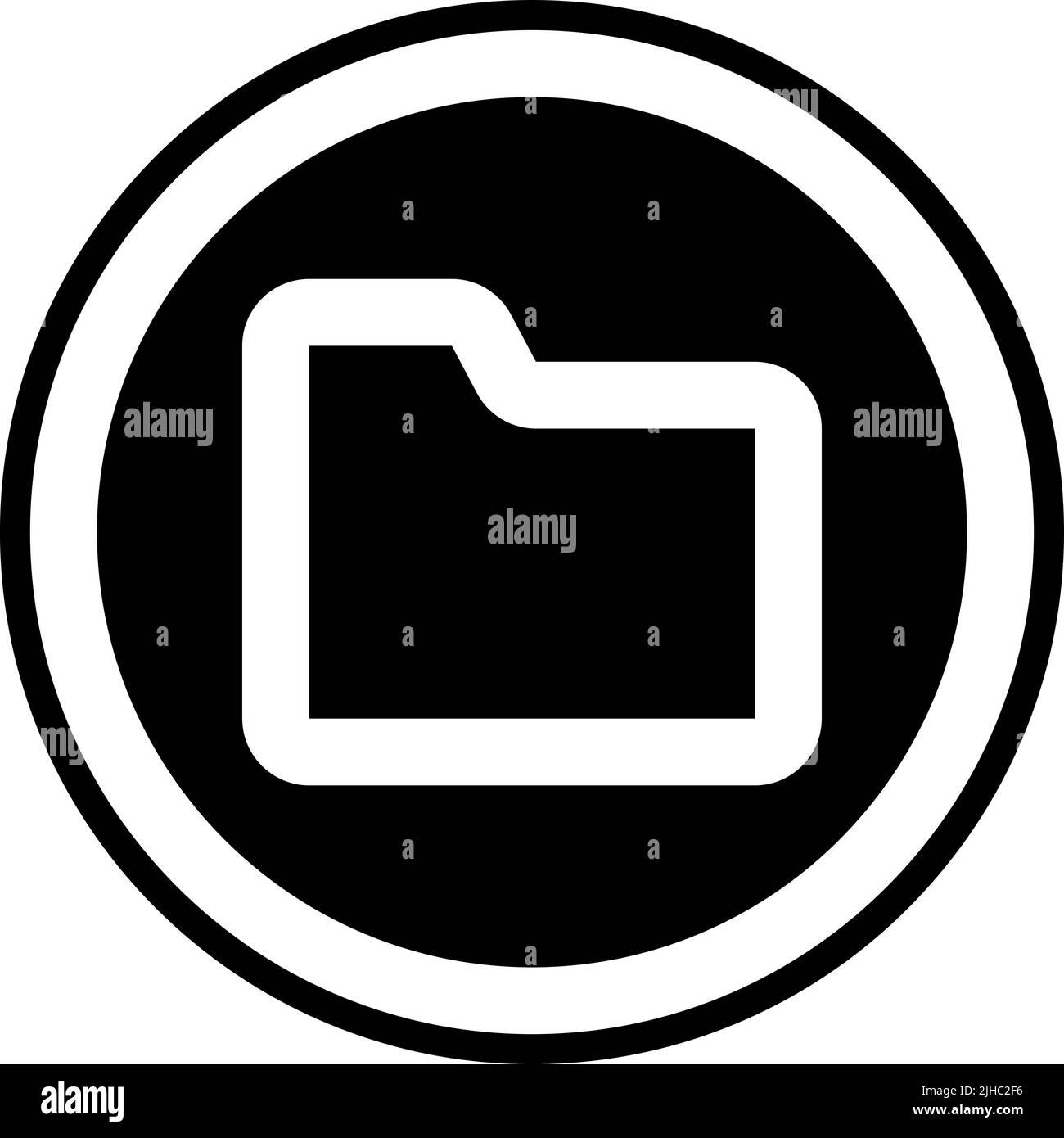 Basic user interface folder Stock Vector Image & Art - Alamy