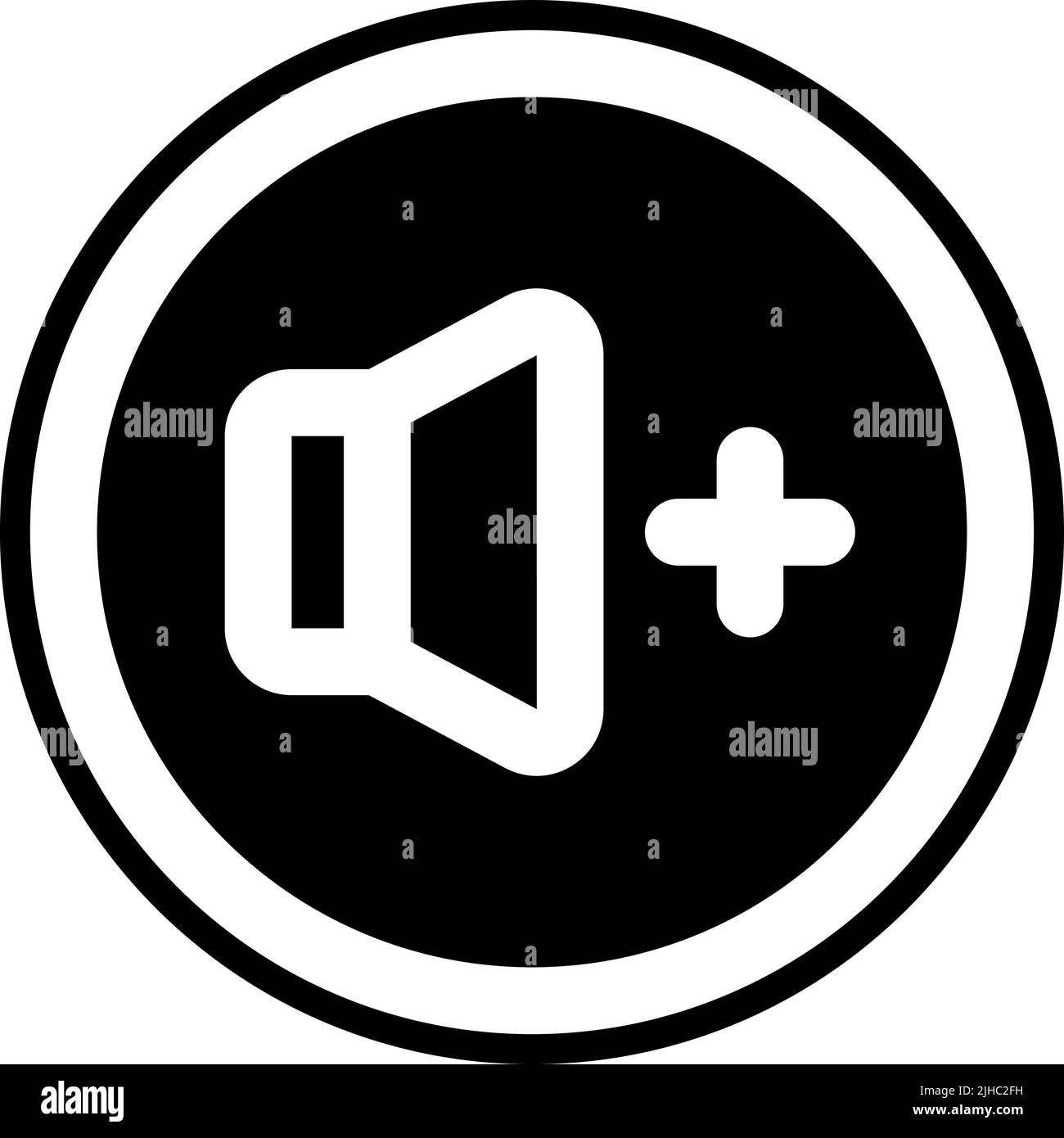 Basic user interface volume up Stock Vector Image & Art - Alamy