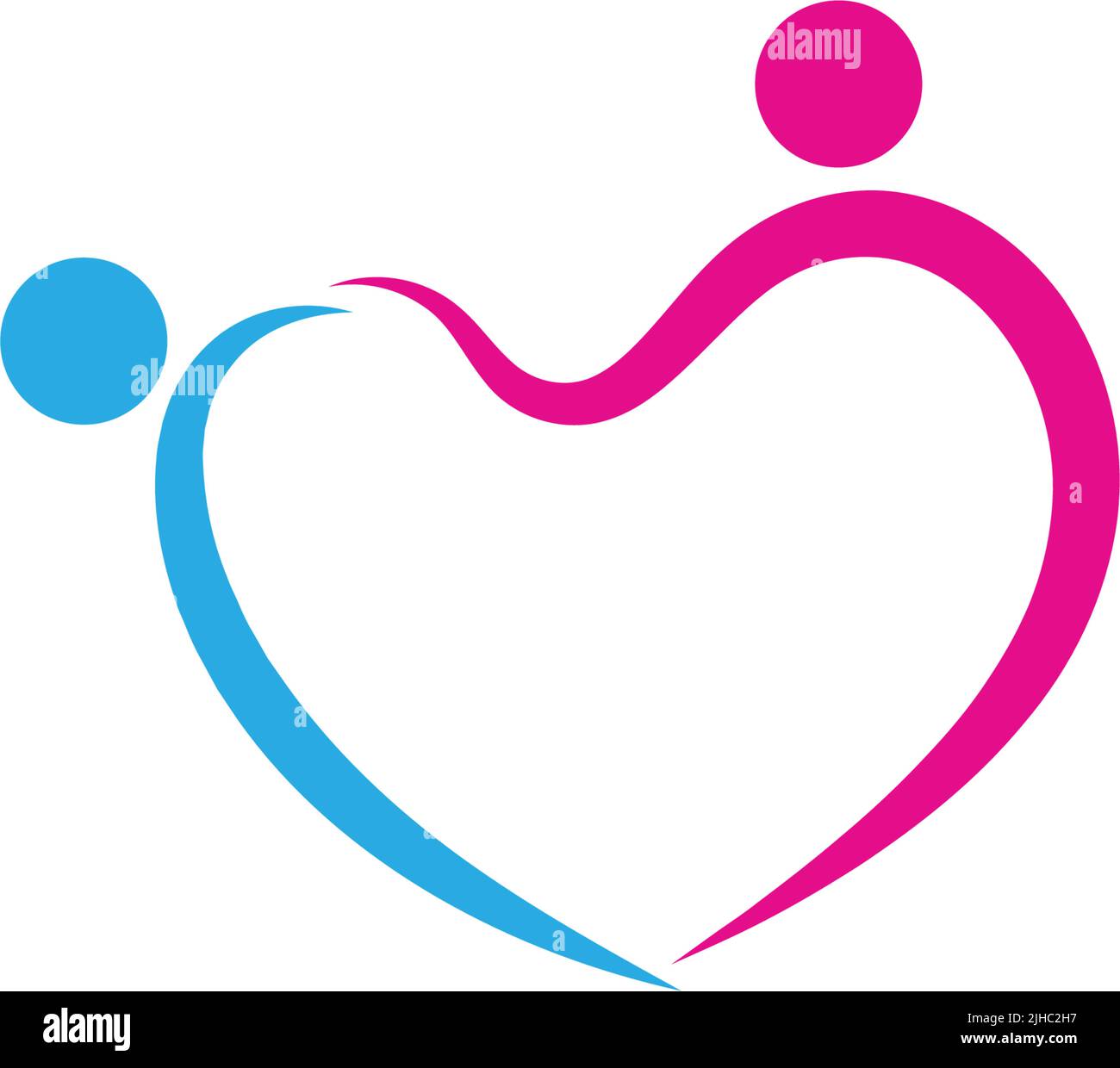 Love logo icon illustration template vector Stock Vector Image & Art ...