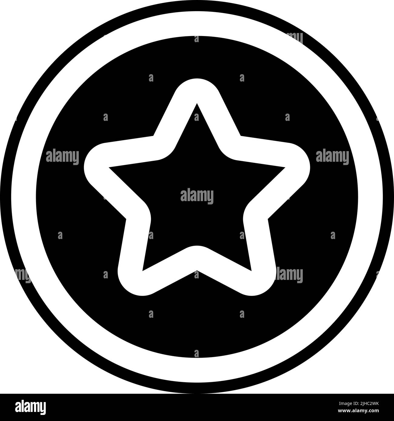 Basic user interface star Stock Vector Image & Art - Alamy