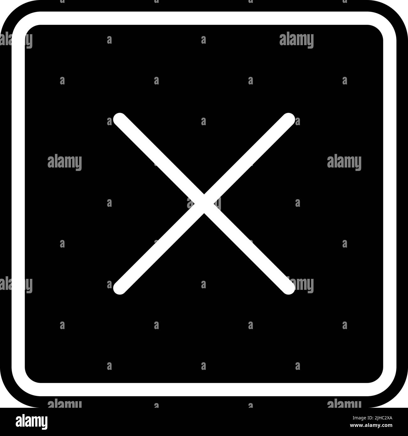 Basic ui close Stock Vector Image & Art - Alamy