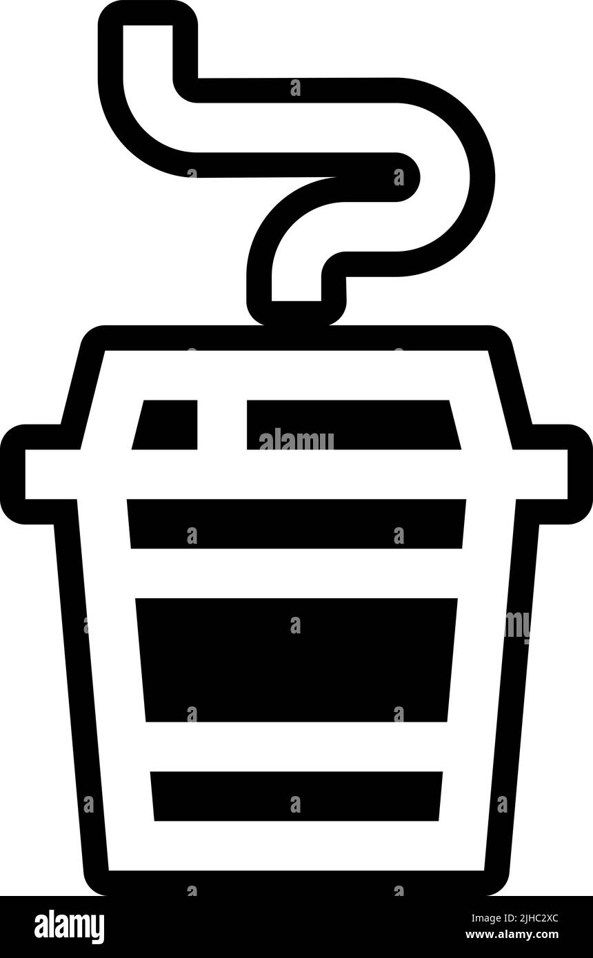 Coffee and croissant logo Black and White Stock Photos & Images - Alamy