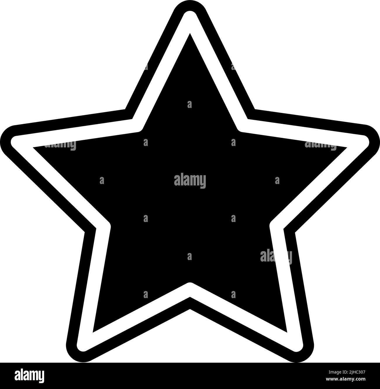 Basic ui star Stock Vector Image & Art - Alamy