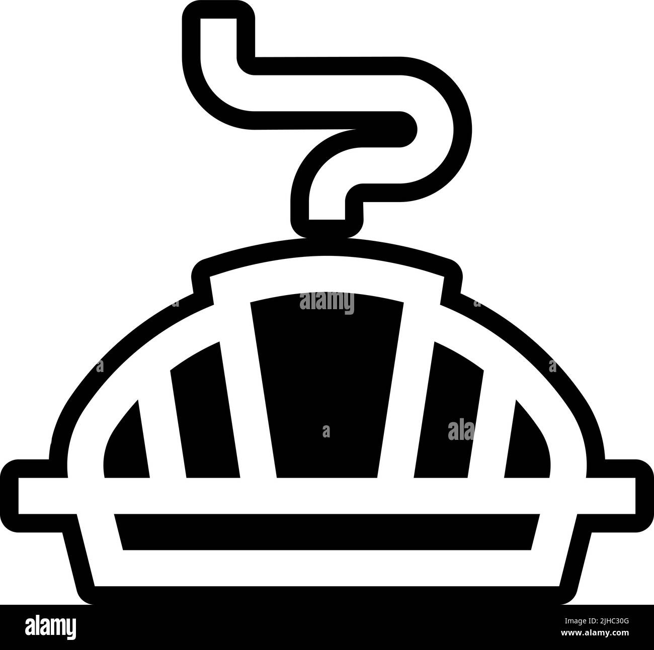 Croissant toast breakfast background Black and White Stock Photos ...