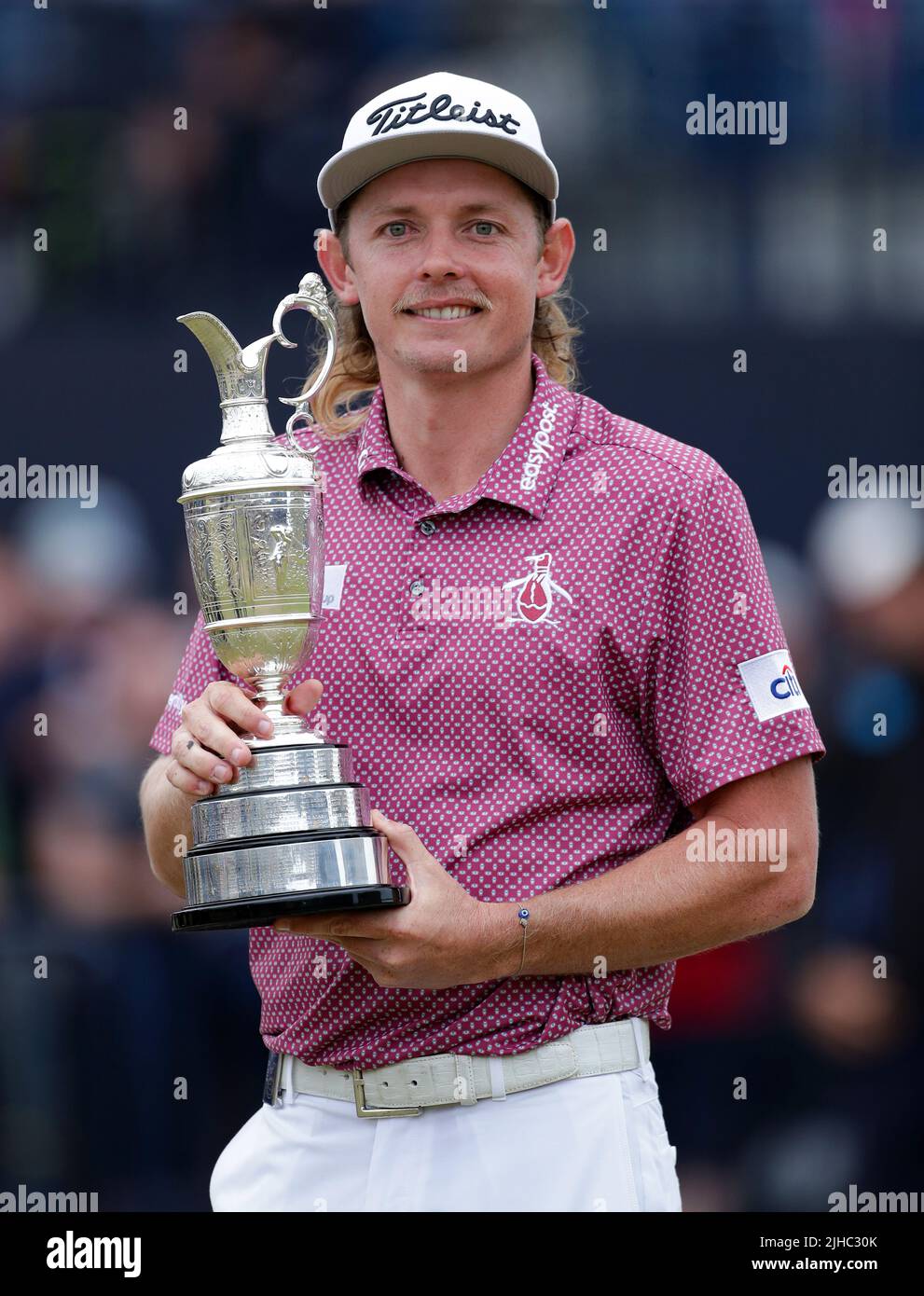 Australia's Cameron Smith celebrates with the Claret Jug after winning ...