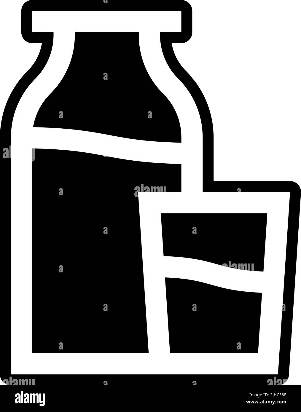 Milk cereal on white Black and White Stock Photos & Images - Alamy