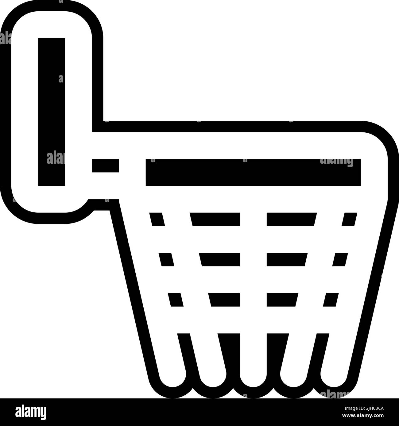 Outdoor basketball hoop street Stock Vector Images - Alamy