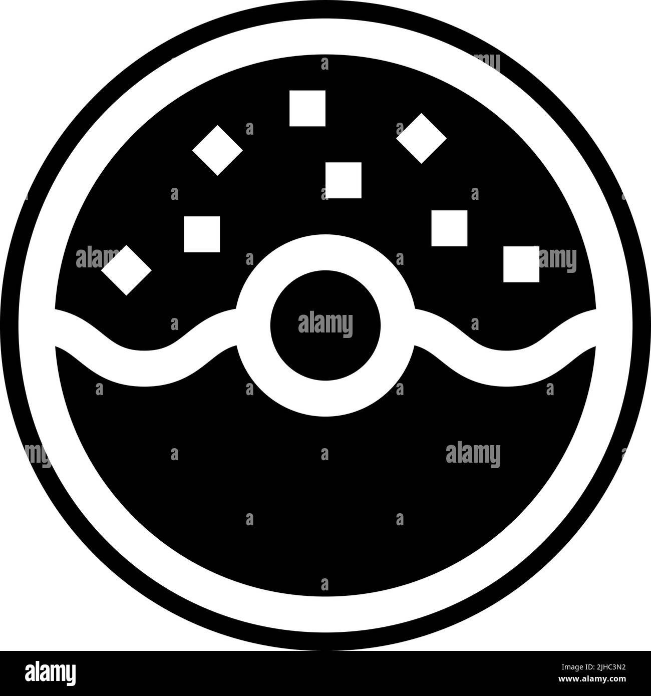 Cup coffee donut isolated Black and White Stock Photos & Images - Alamy