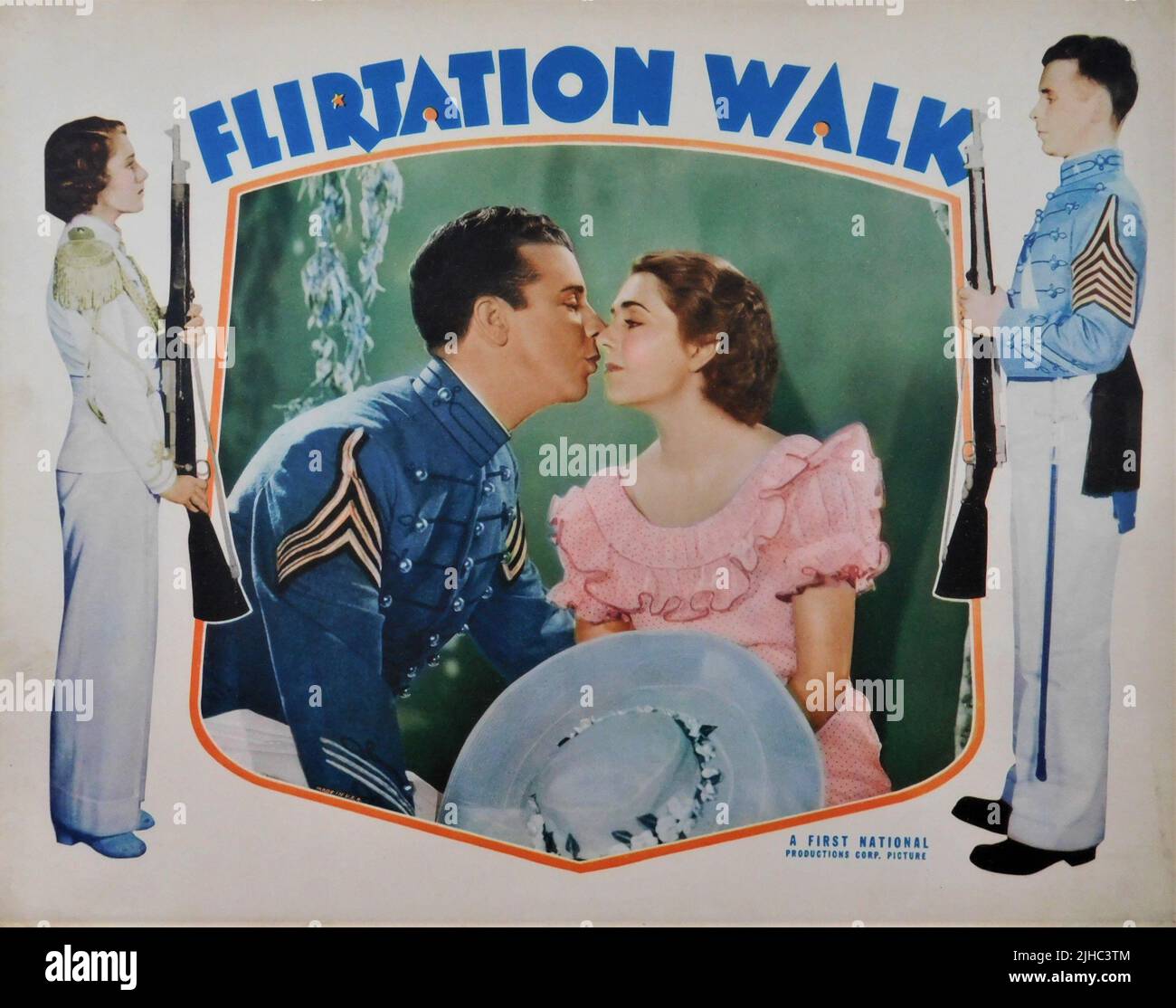 DICK POWELL and RUBY KEELER in FLIRTATION WALK 1934 director FRANK BORZAGE ensembles director ...