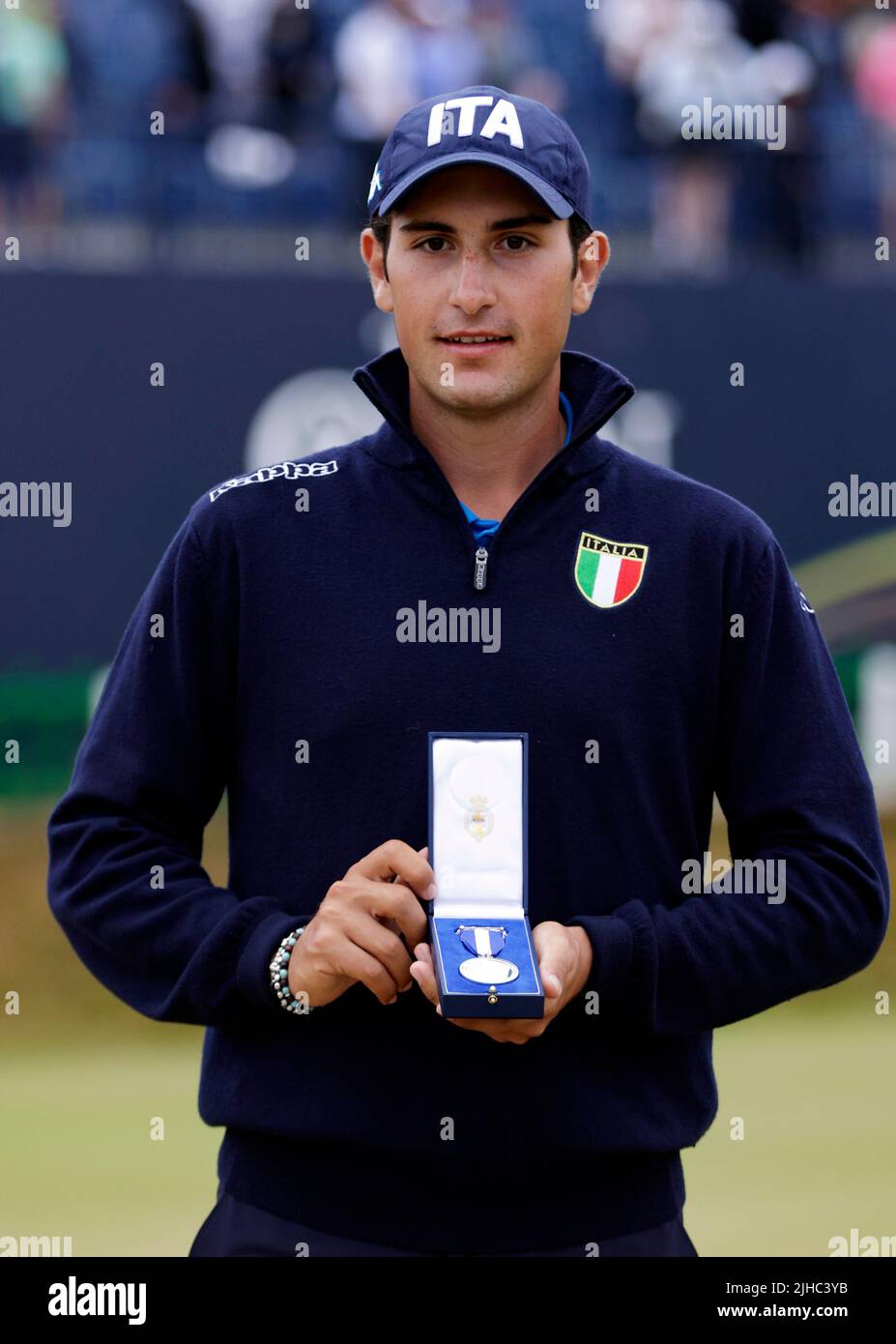 Italy's Filippo Celli with the Silver Medal after finishing as best ...
