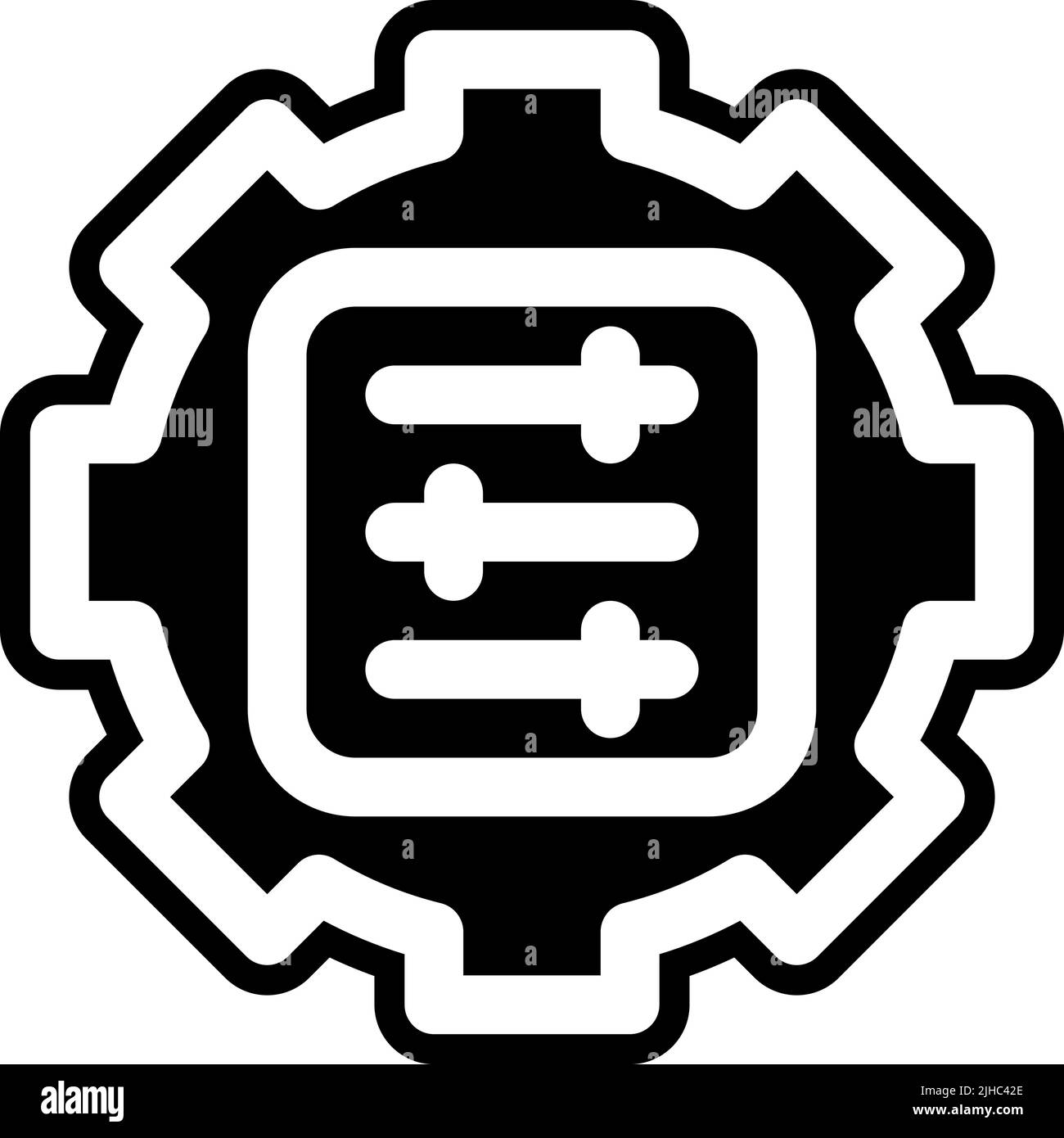 Content creator settings Stock Vector Image & Art - Alamy