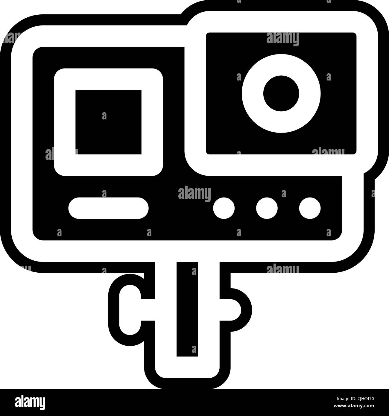 Content creator action camera Stock Vector Image & Art - Alamy