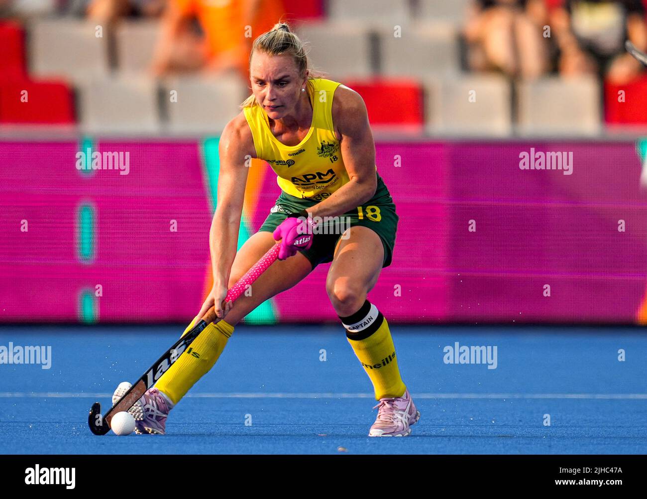TERRASSA, SPAIN - JULY 17: Jane Claxton of Australia during the FIH ...