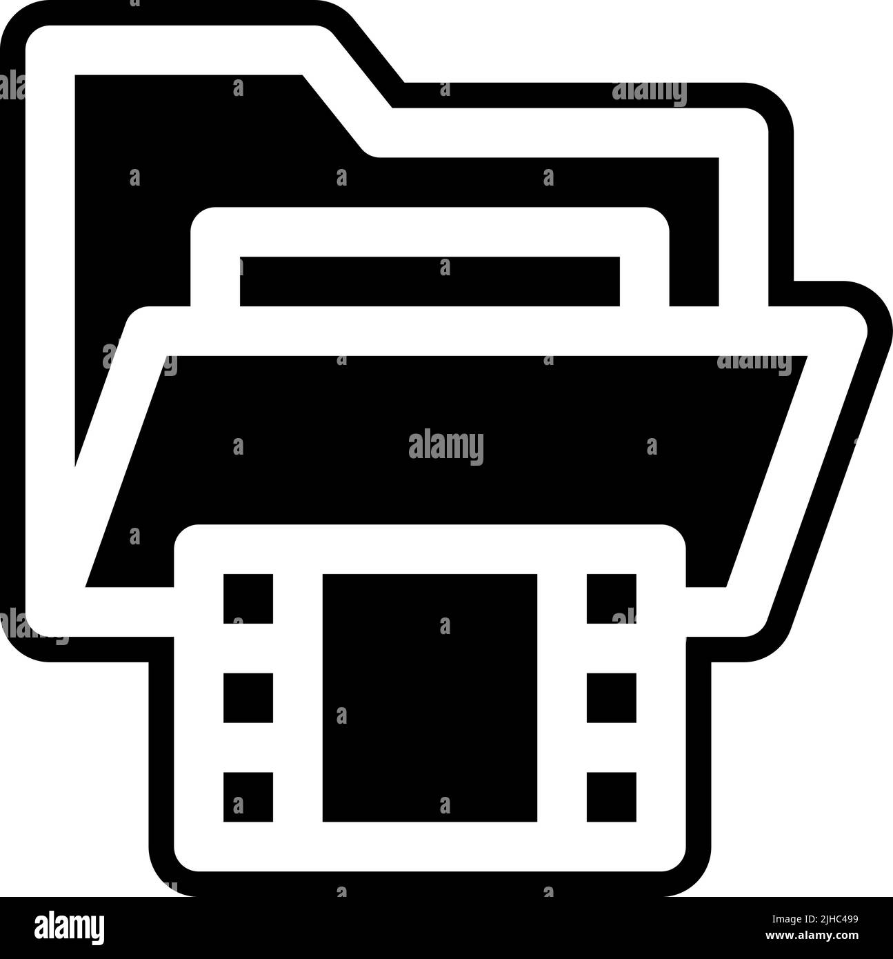 Content creator video folder Stock Vector Image & Art - Alamy