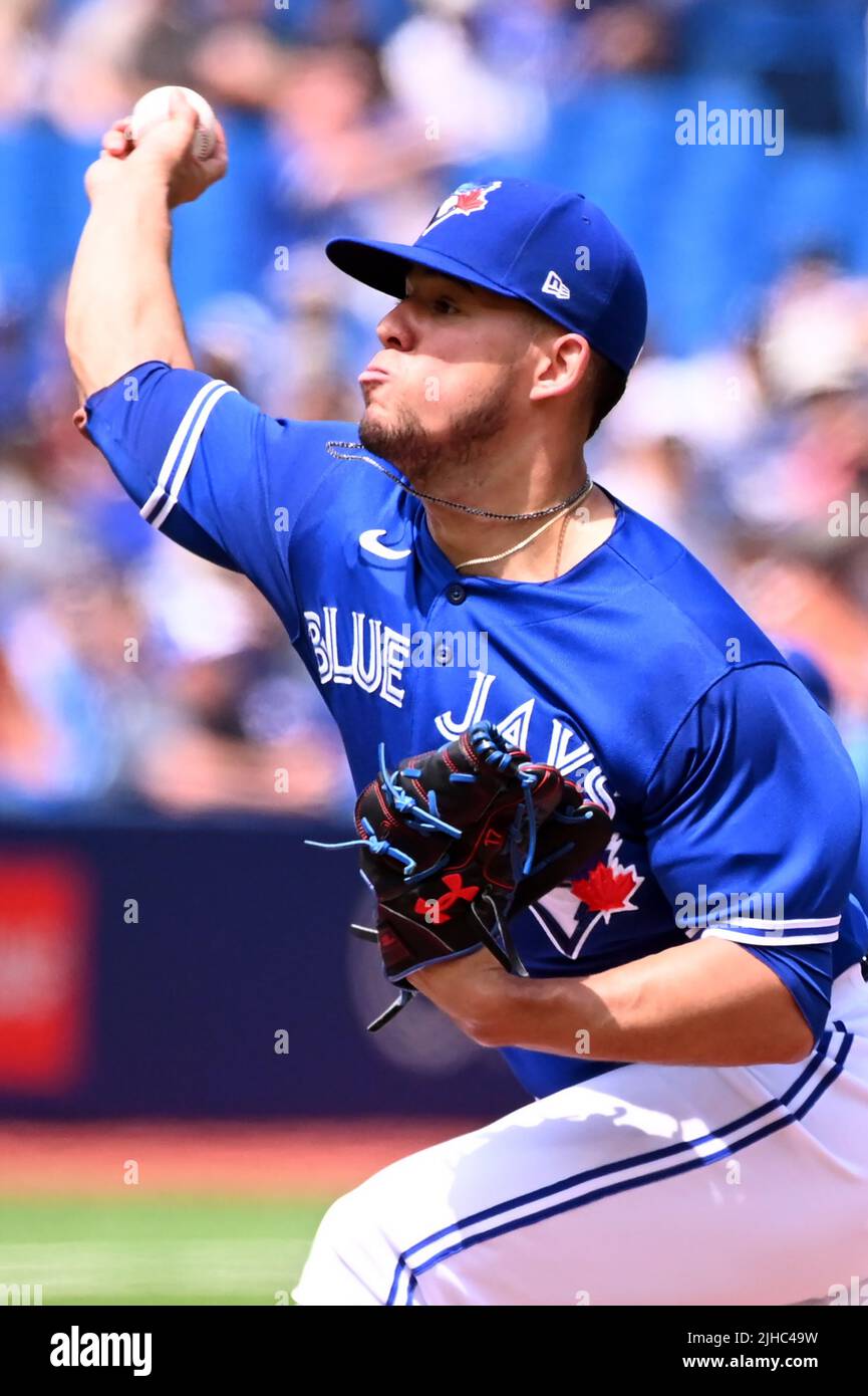 July 17, 2022, Toronto, ON, Canada: Toronto Blue Jaysâ€šÃ„Ã´ starting ...