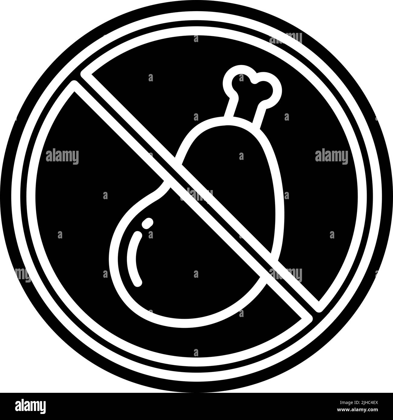 Ecological chicken Stock Vector Images - Alamy