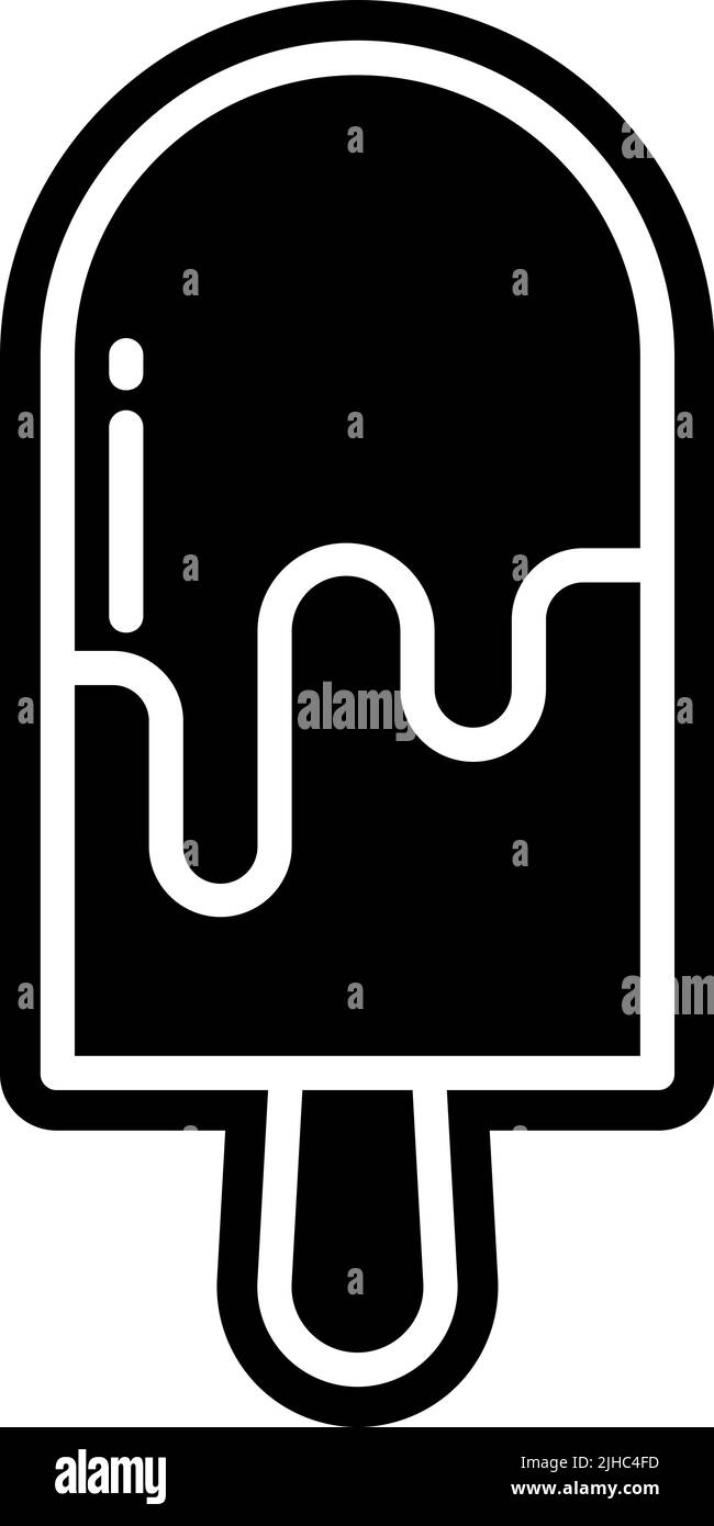 White ice cream decorated Stock Vector Images - Alamy