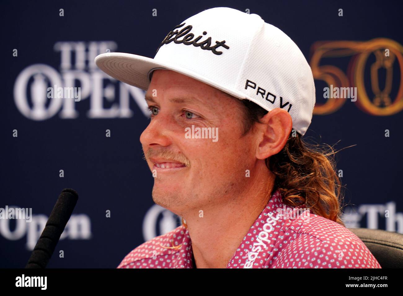 Australia's Cameron Smith in a press conference following winning The ...