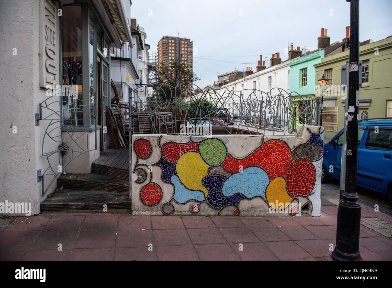 Mural on Brighton wall Stock Photo - Alamy
