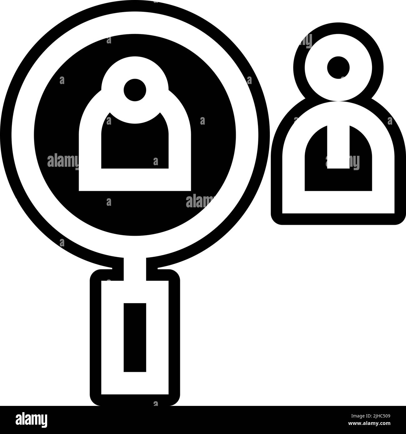 Cv job search vector Black and White Stock Photos & Images - Alamy