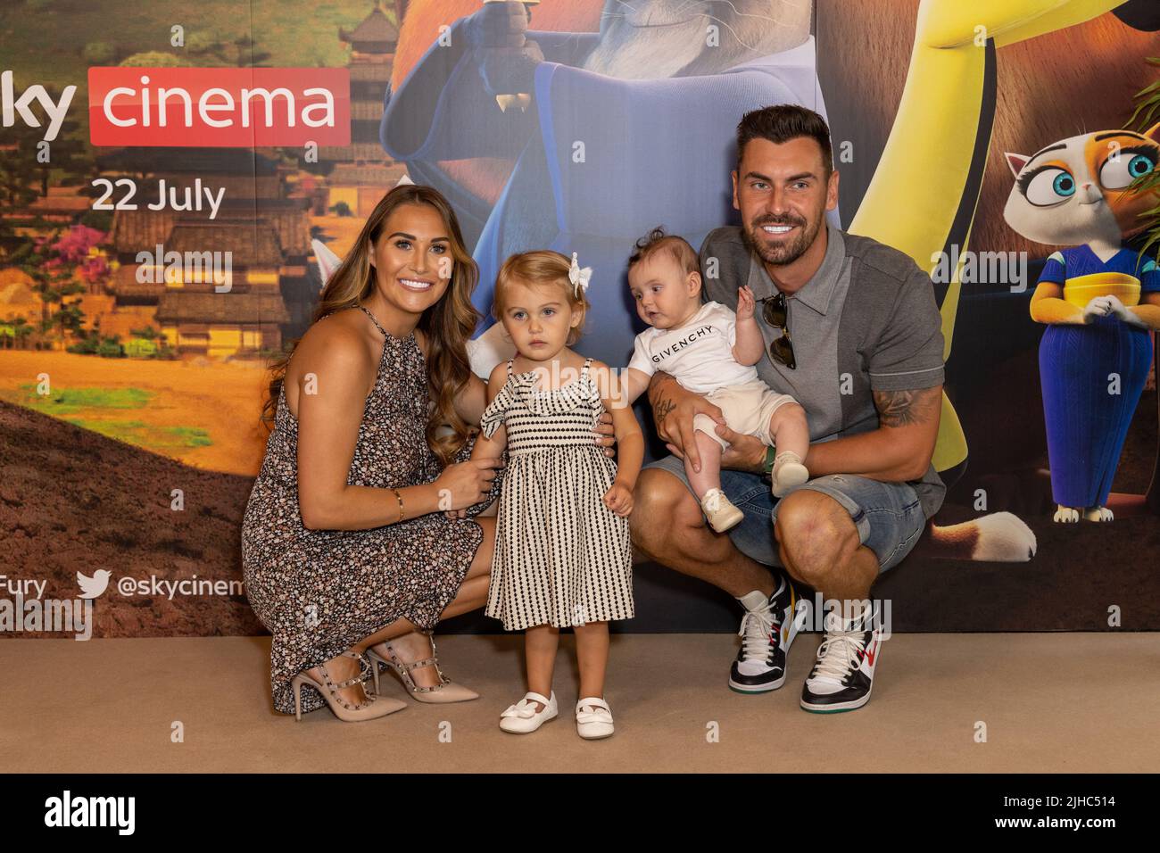 Chloe Goodman, Grant Hall and family attend the Paws of Fury Gala ...