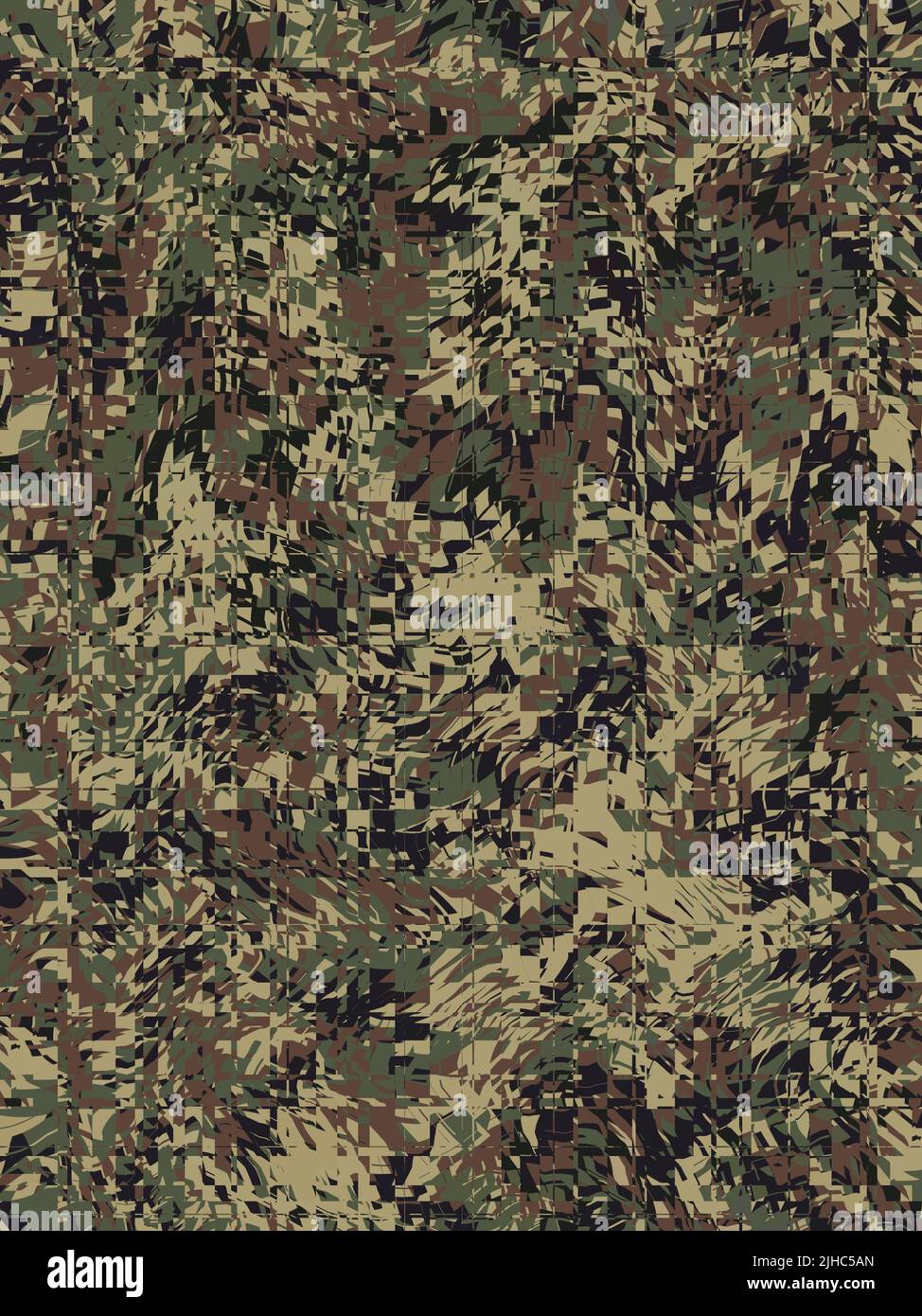 Abstract and contemporary digital art camouflage pattern Stock Photo ...