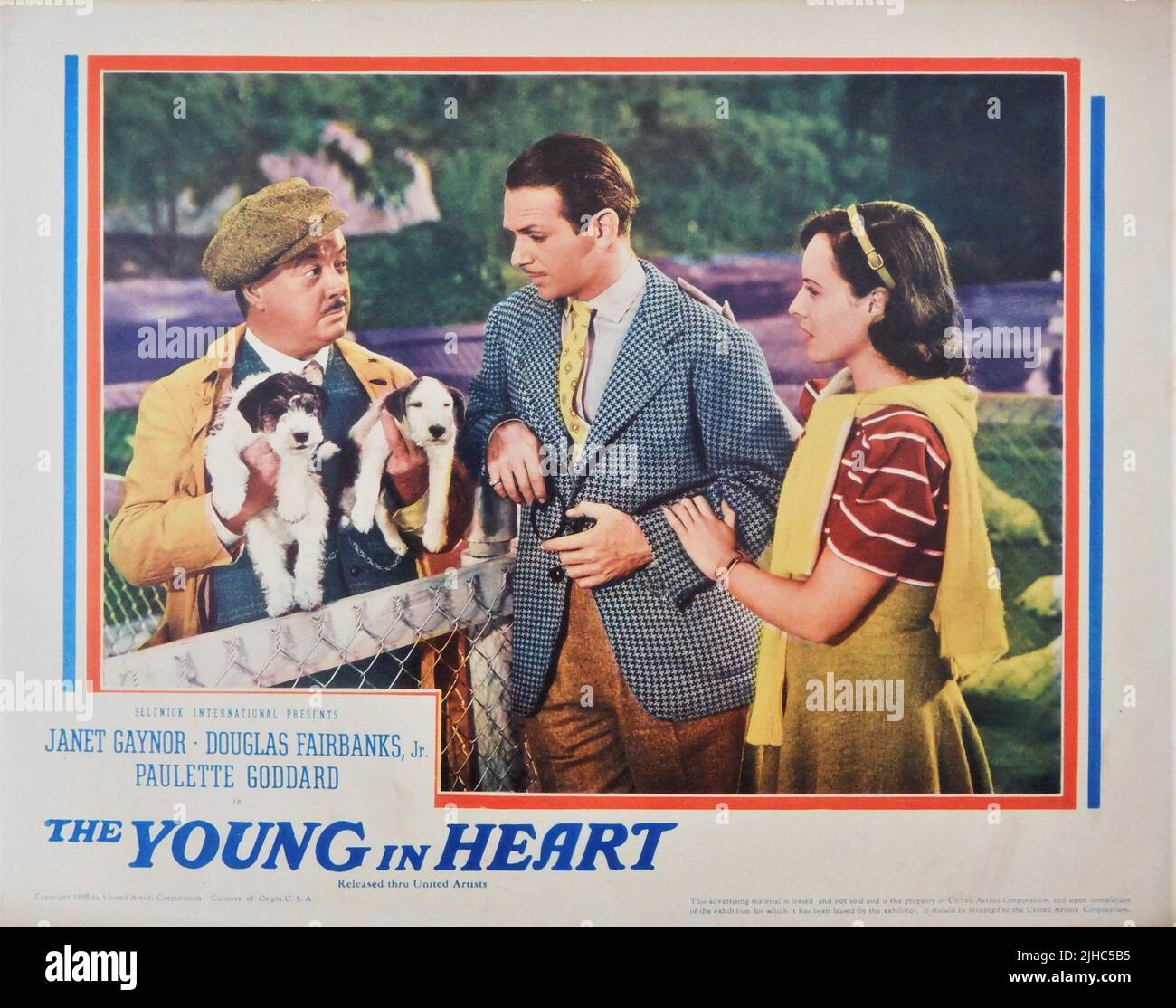 BILLY BEVAN DOUGLAS FAIRBANKS Jr. and PAULETTE GODDARD in THE YOUNG IN ...