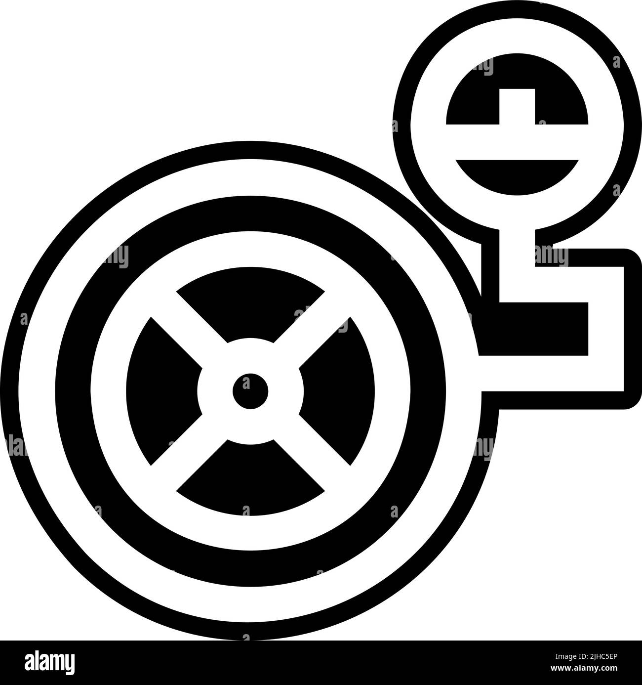 Driving school wheel pressure Stock Vector Image & Art - Alamy