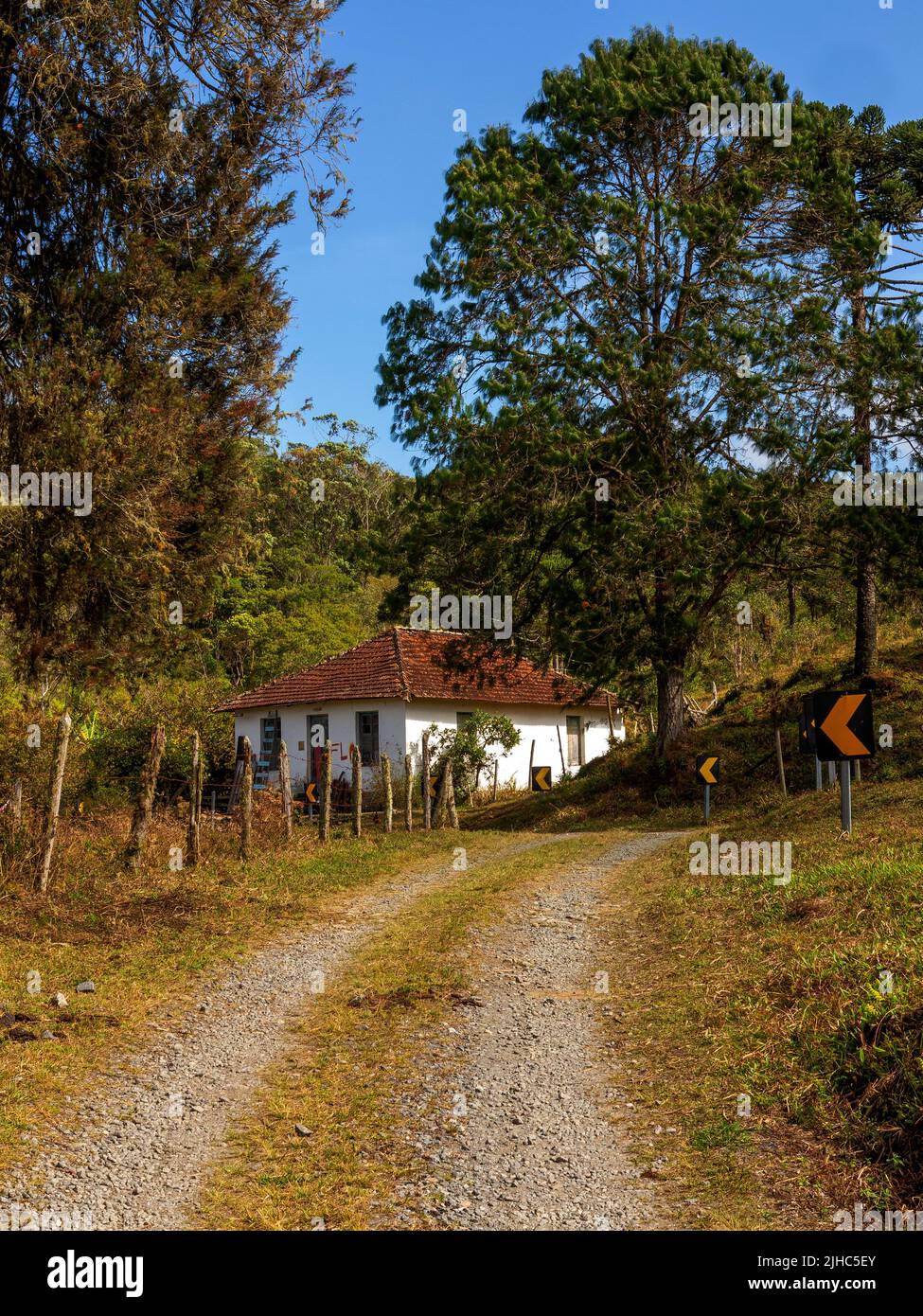 Rural life at the Bocaina Hills, a popular tourist destination, São ...