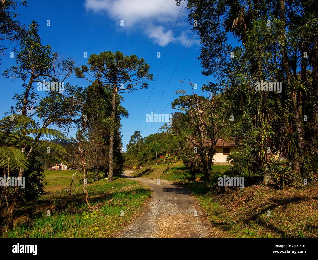 Rural life at the Bocaina Hills, a popular tourist destination, São ...