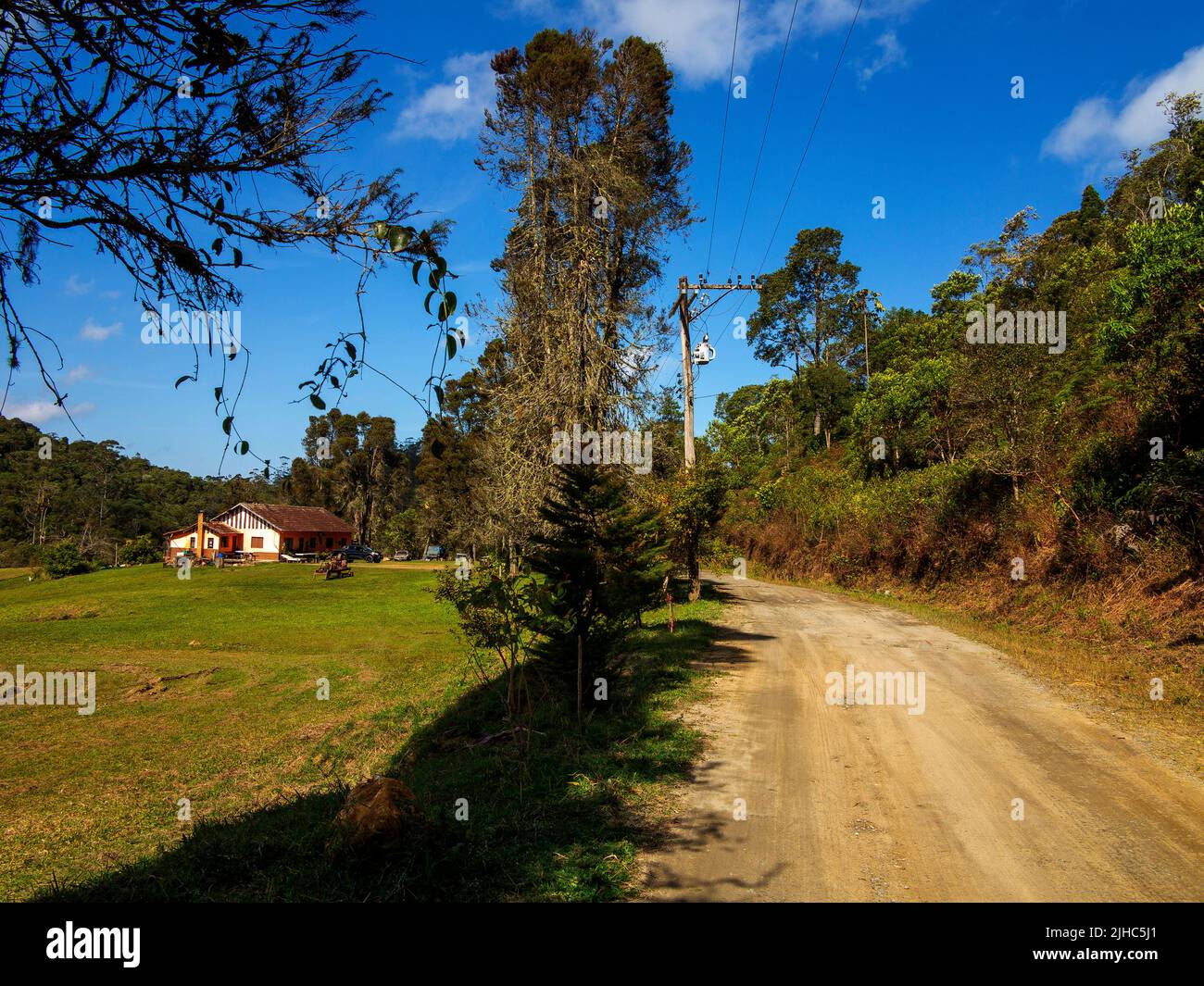 Rural life at the Bocaina Hills, a popular tourist destination, São ...