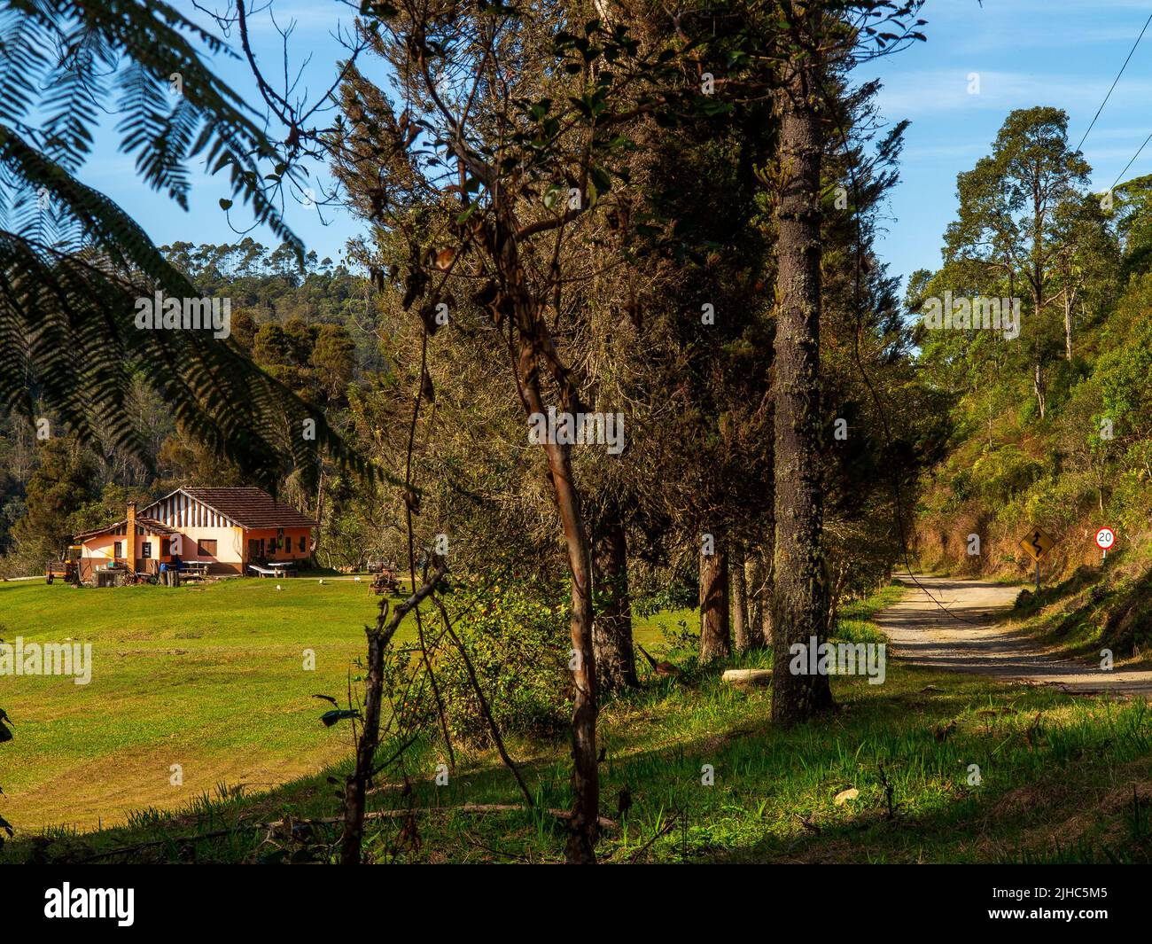 Rural life at the Bocaina Hills, a popular tourist destination, São ...