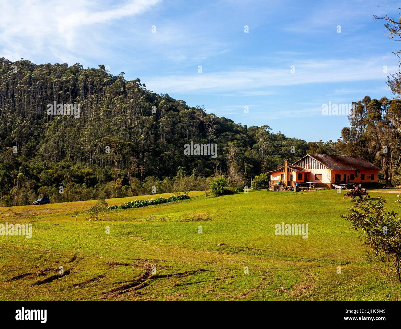 Rural life at the Bocaina Hills, a popular tourist destination, São ...