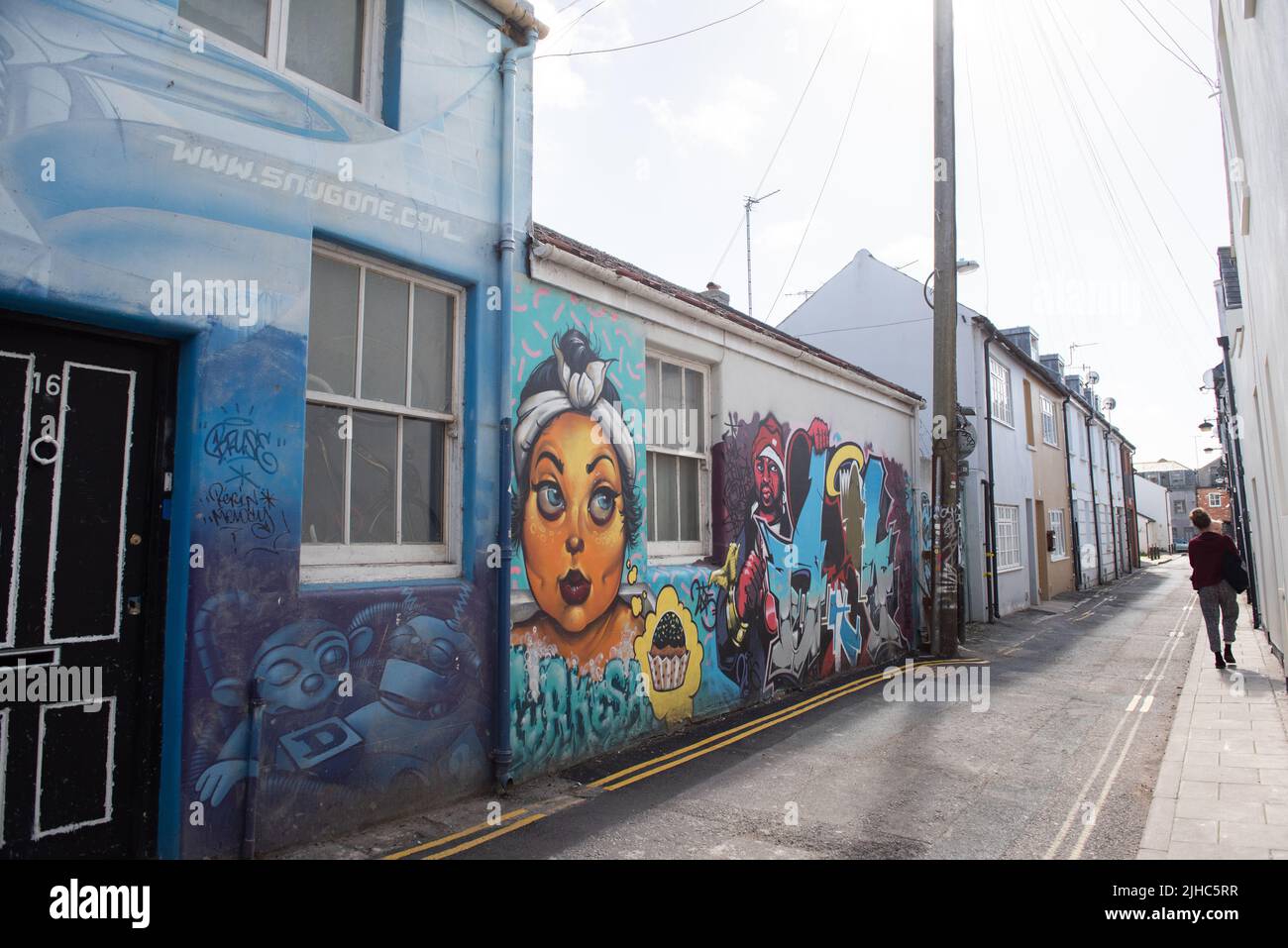 Brighton seaside graffiti hi-res stock photography and images - Alamy