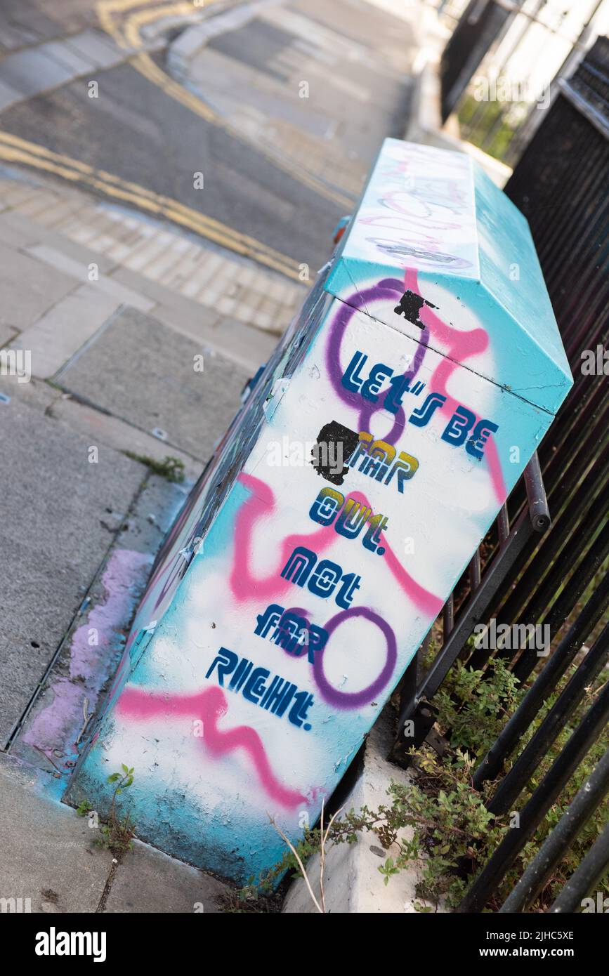 Far right graffiti hi-res stock photography and images - Alamy