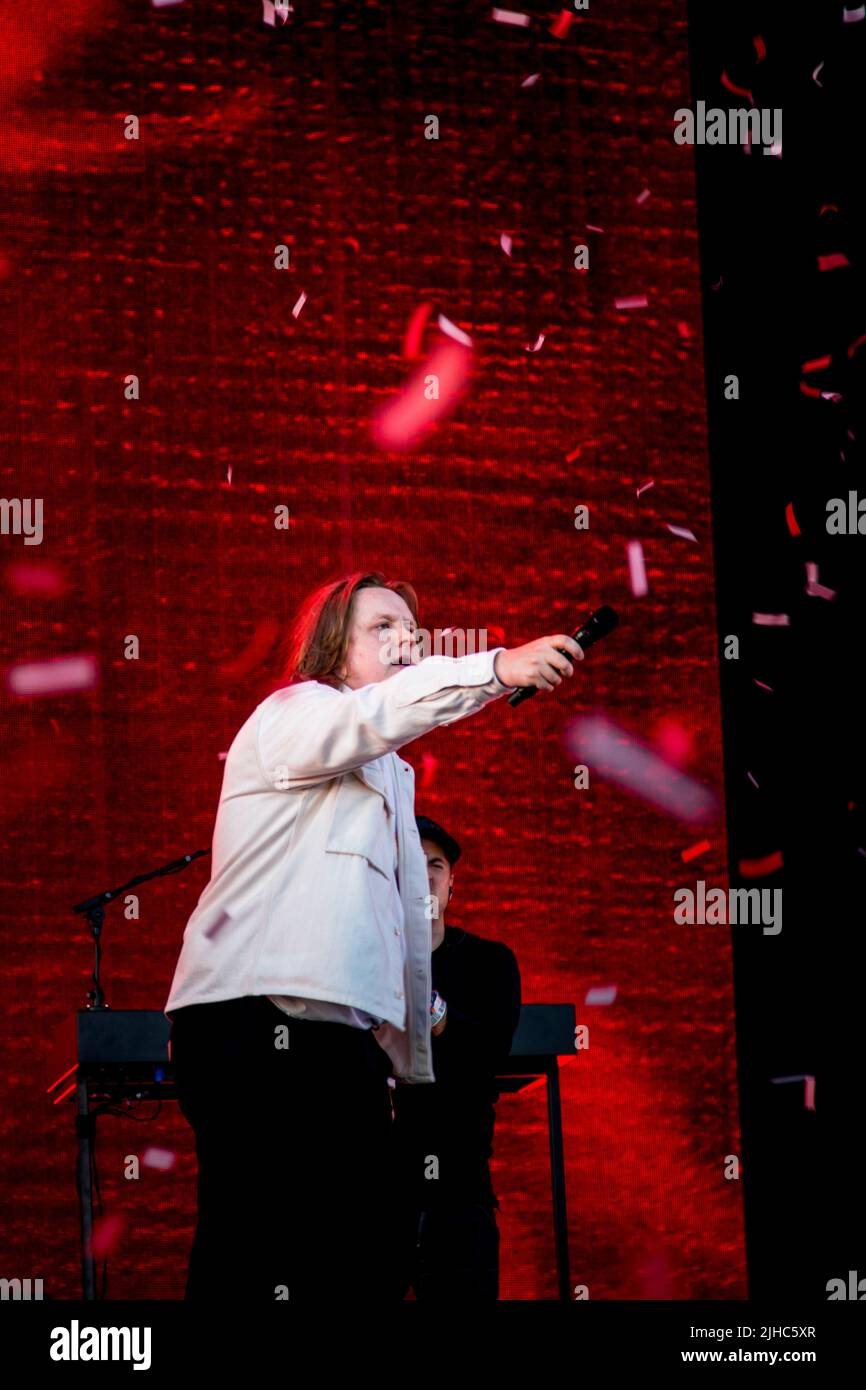 LEWIS CAPALDI TRNSMT July 10th 2022 Stock Photo - Alamy