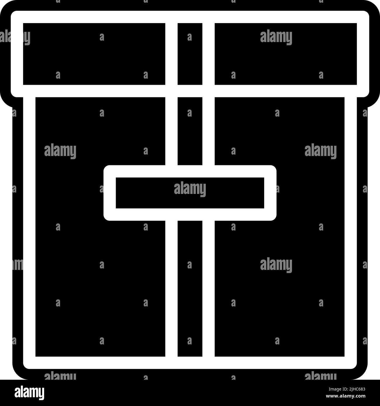 Box delivery package Black and White Stock Photos & Images - Alamy