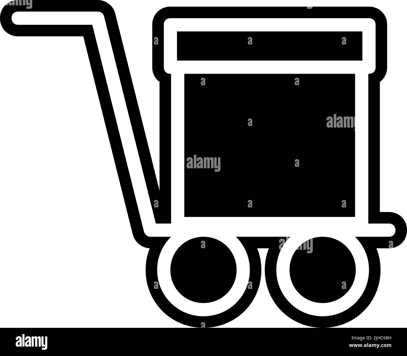 Trade trolley Black and White Stock Photos & Images - Alamy
