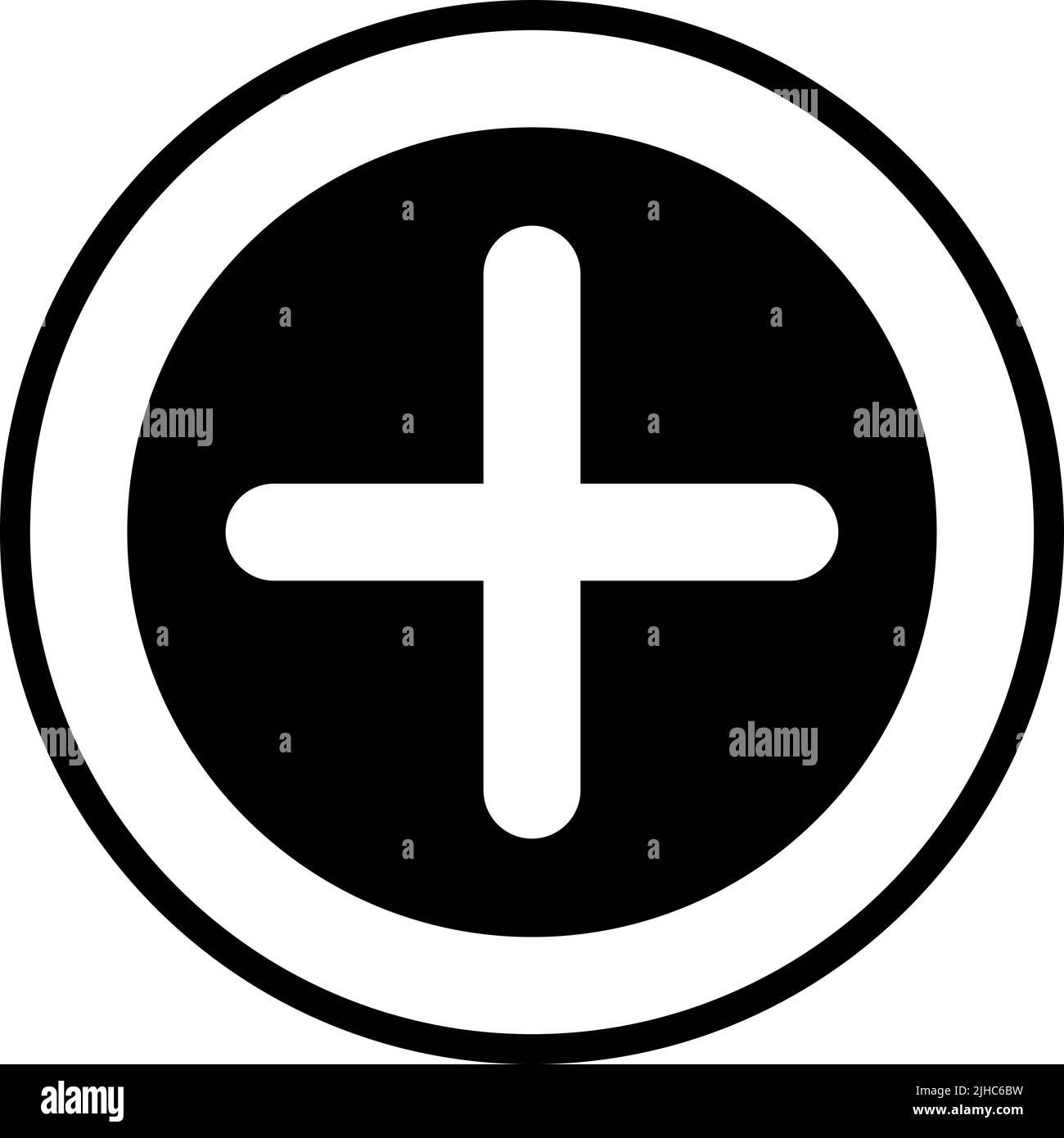 Essentials ui add sign Stock Vector Image & Art - Alamy