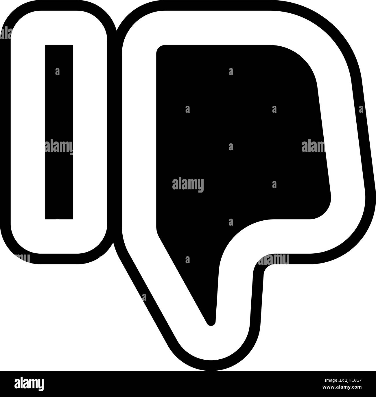 Essentials ui thumb down Stock Vector Image & Art - Alamy