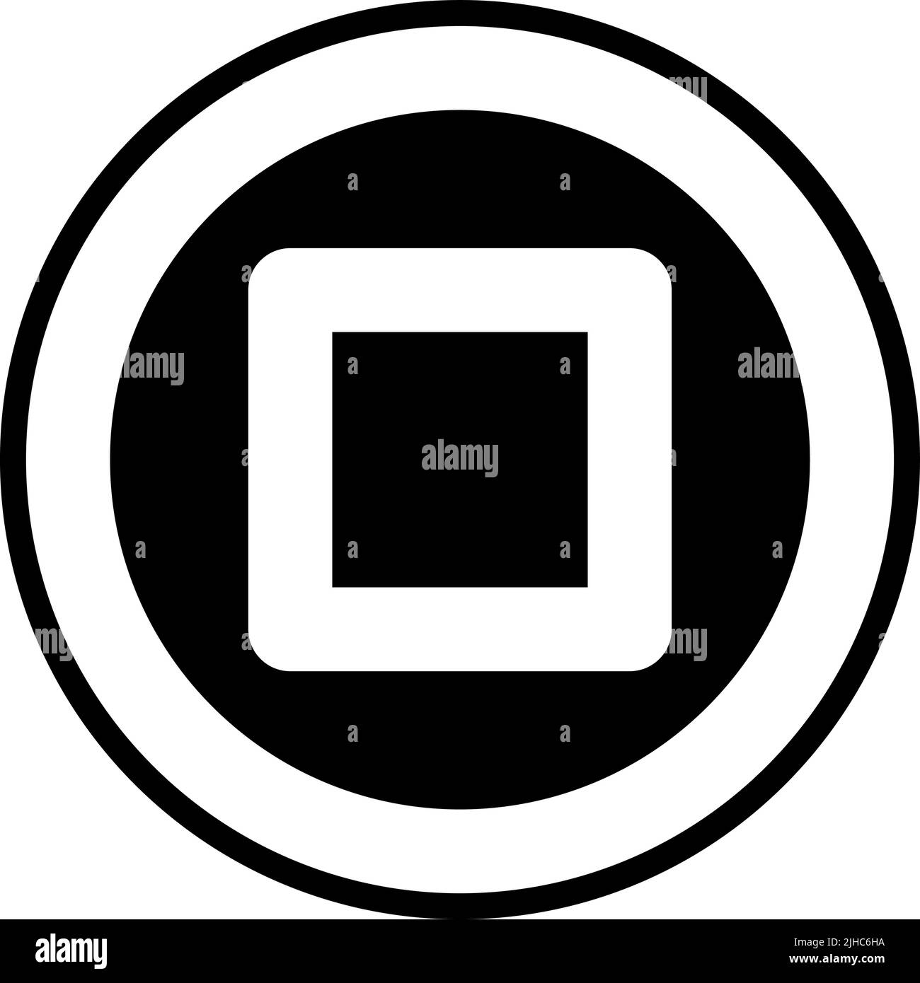 Essentials ui stop Stock Vector Image & Art - Alamy