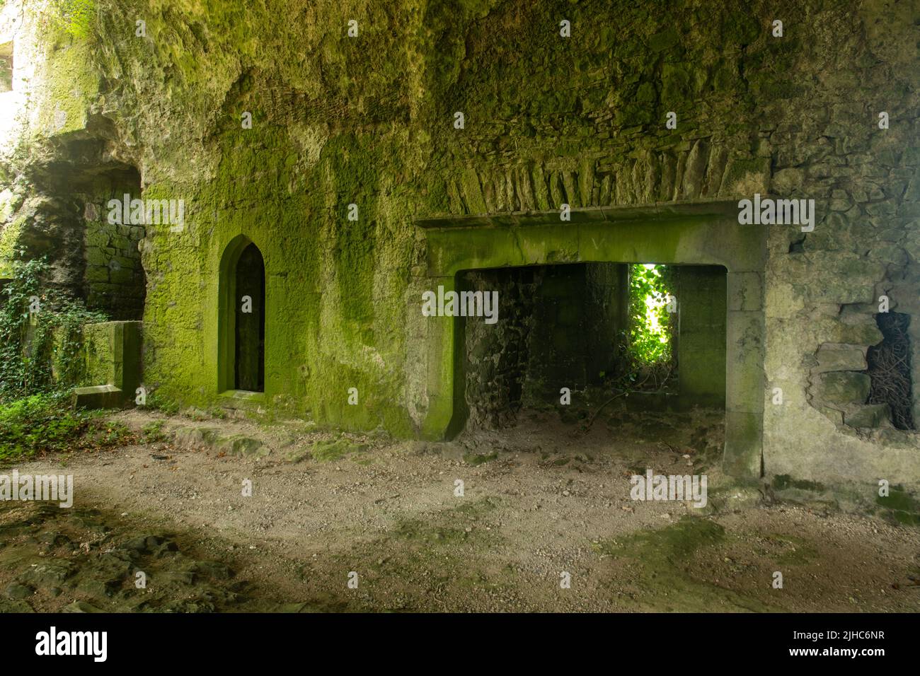 degradation through the nature of the Celtic building, defensive tower ...