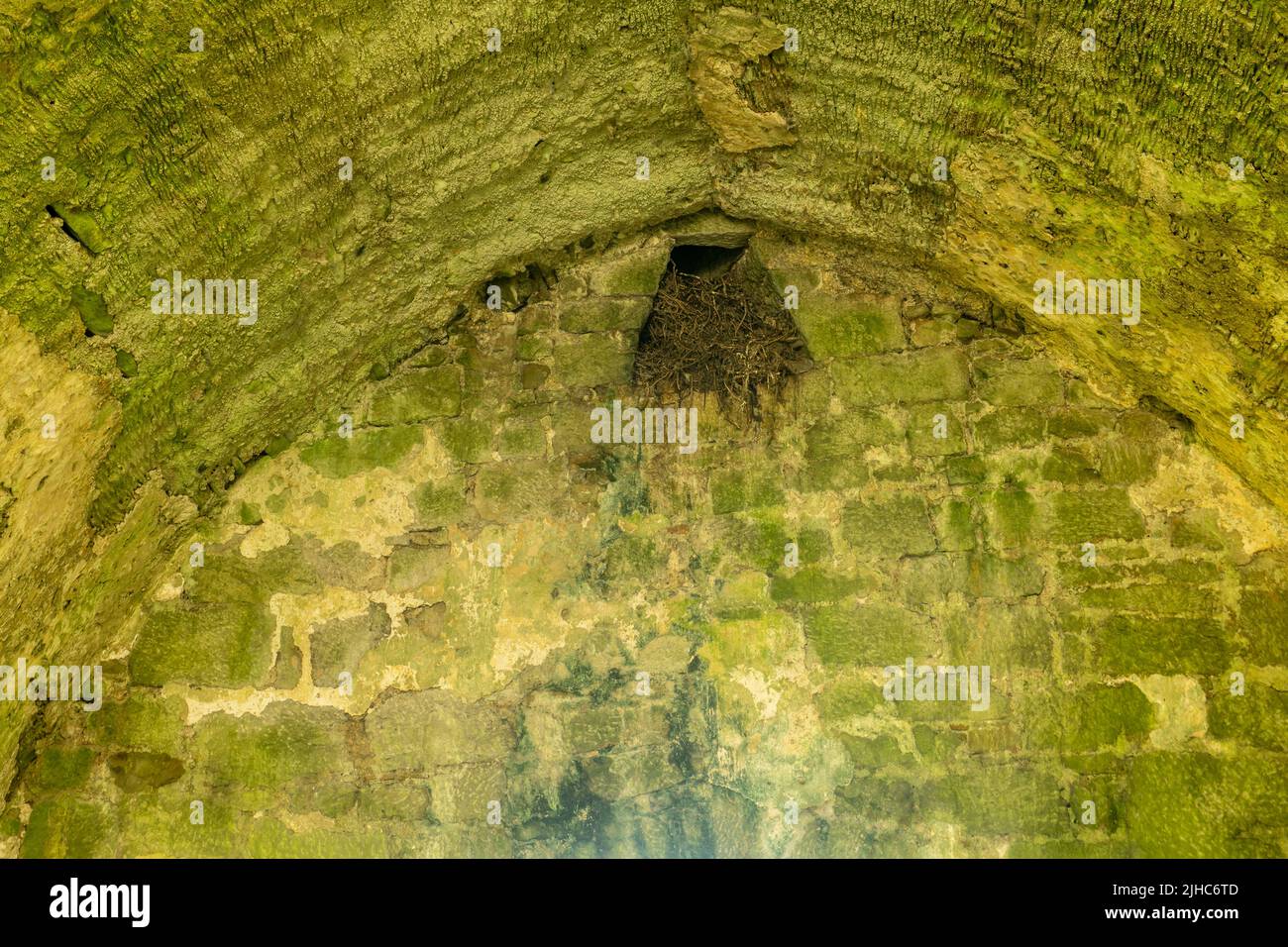 degradation through the nature of the Celtic building, defensive tower ...