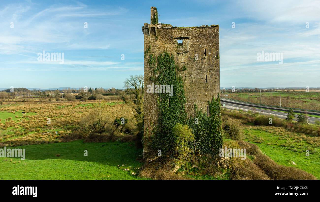 degradation through the nature of the Celtic building, defensive tower ...