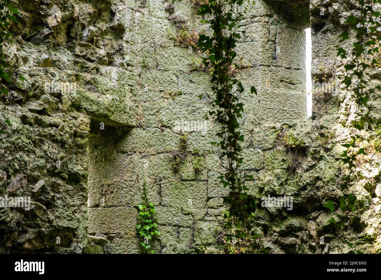 degradation through the nature of the Celtic building, defensive tower ...