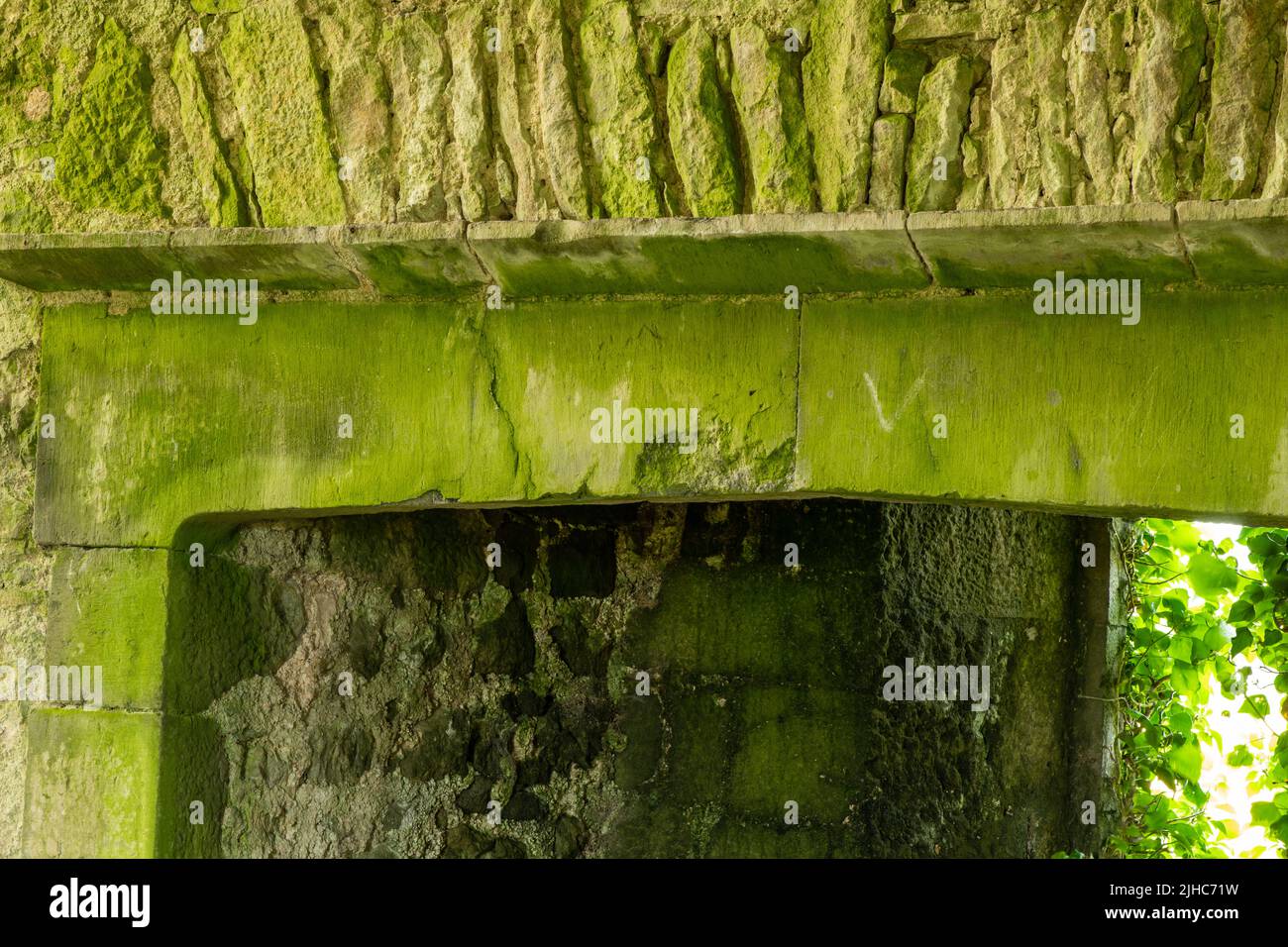 degradation through the nature of the Celtic building, defensive tower ...