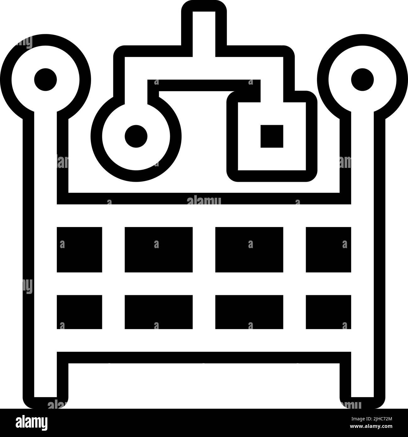 Family bedroom happy Stock Vector Images - Alamy